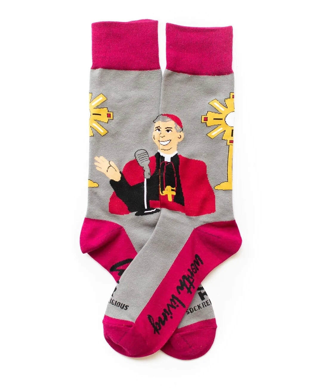 Archbishop Fulton Sheen Socks - Kids | Fulton Sheen Museum Gift Store